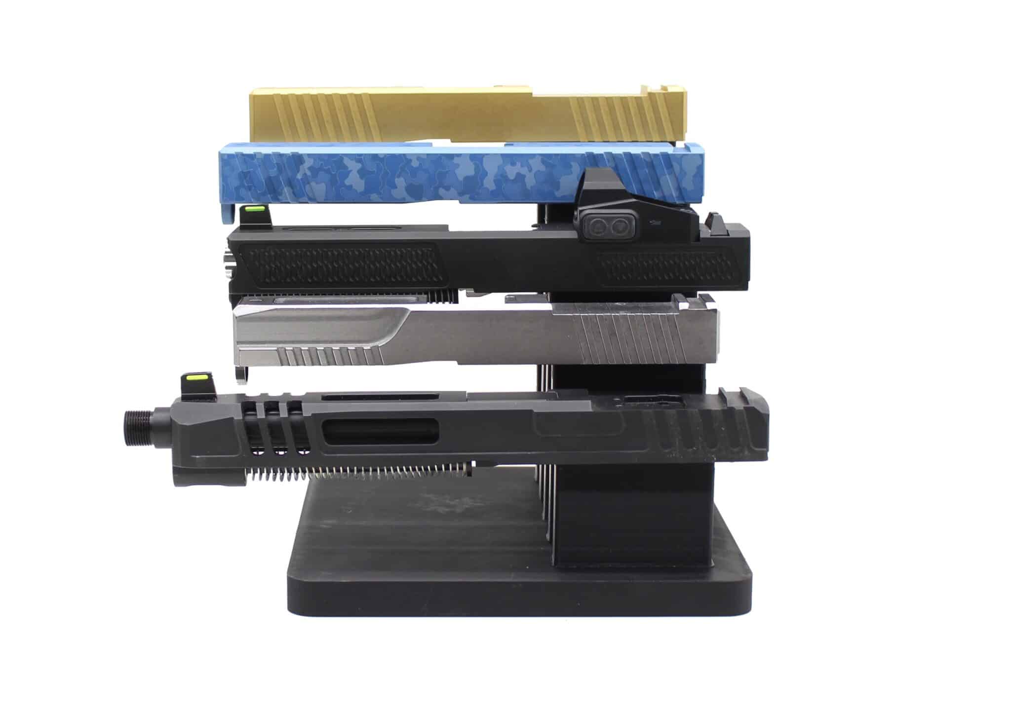 3D Printed 5 Piece Pistol Slide Display Stand | KM Tactical