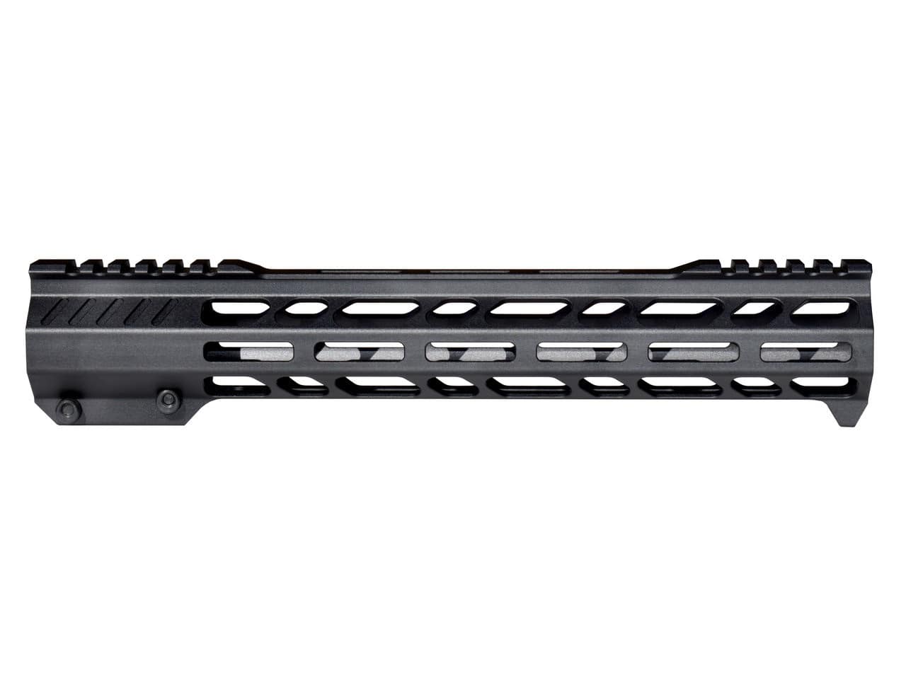 12" Non-Indexing Split Top AR-15 MLOK Rail w/ Integral Handstop | KM ...