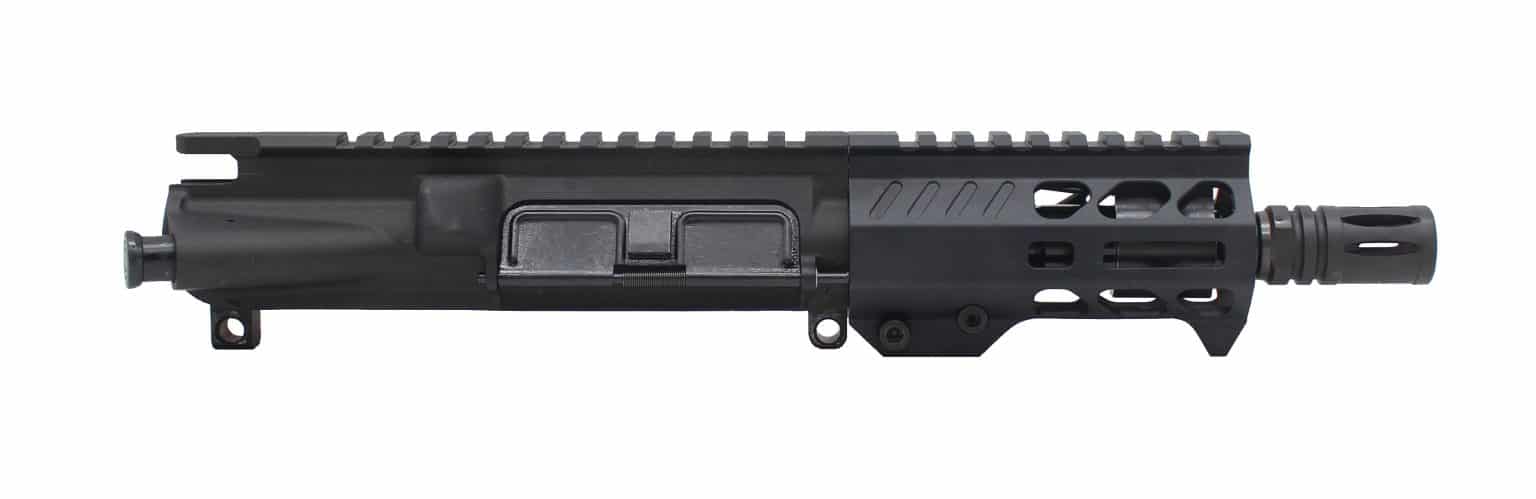 300 Blackout uppers with rails at low prices.