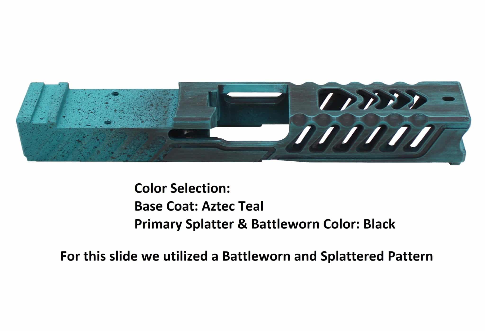 Splatter Cerakote Glock Slide (Buyer's Choice Of Color & Slide Model ...