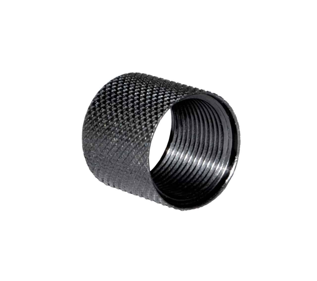 5/8x24 Knurled Standard Rifle Length Knurled Thread Protector | KM Tactical
