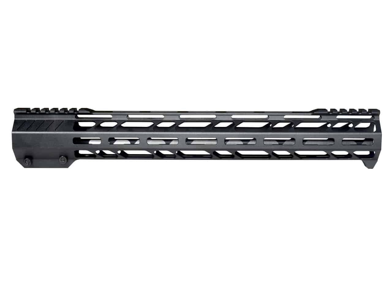 15" Split Top Free Floating M-LOK Handguard w/ Integral Handstop for LR ...