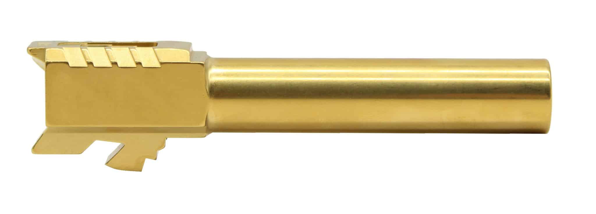 Titanium Nitride (TiN) Optimus Series Flush Cut Barrel for Glock 19 ...