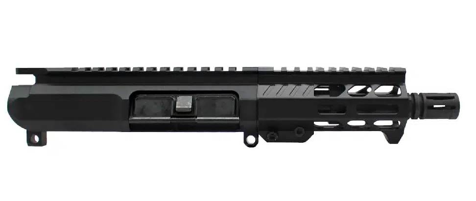 Billet 4.75" AR-15 Micro Pistol Upper (5.56 / 300 / 7.62x39) | KM Tactical